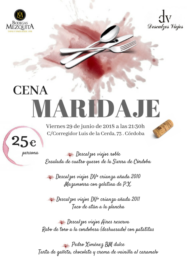 Cena - Maridaje en Bodegas Mezquita Corregidor. - Bodegas Mezquita